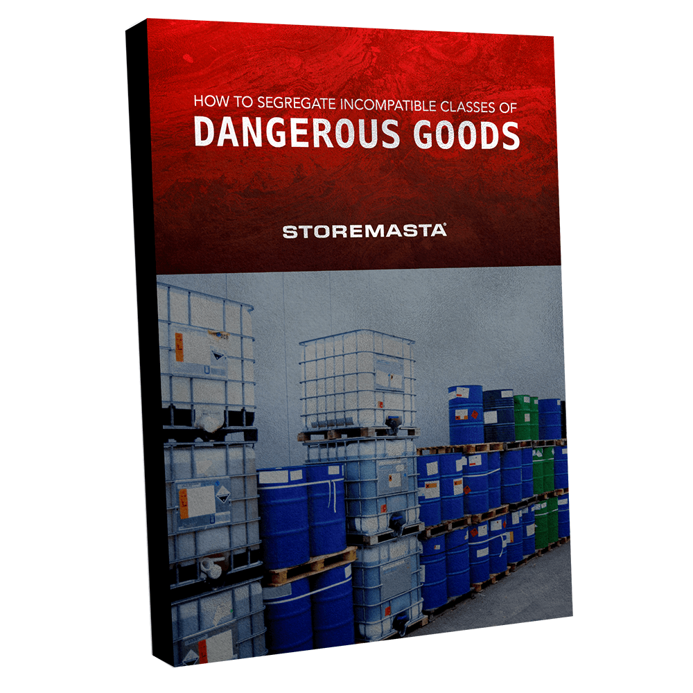 How to segregate incompatible classes of dangerous goods