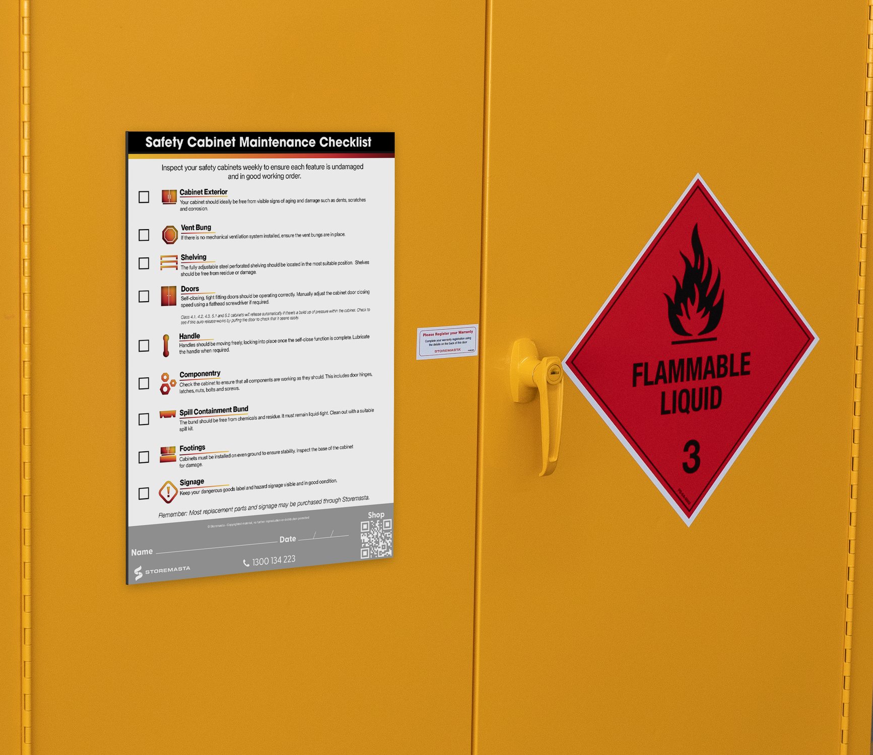 Safety Cabinet Maintenance Checklist